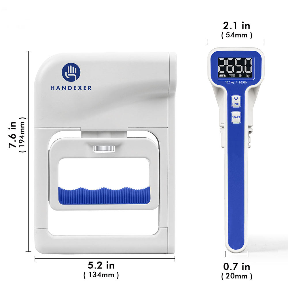 Digital Hand Held Dynamometer 265lb/120kg for Manual Muscle Testing